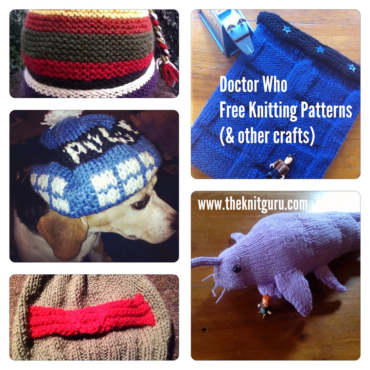 Free Doctor Who Knitting Patterns (and other crafts) – The Knit Guru