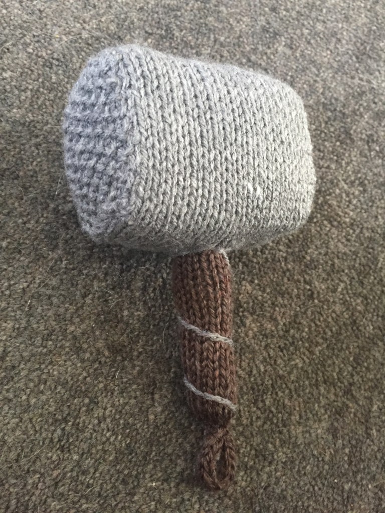 Mjölnir, Hammer of Thor – Knitting Pattern – The Knit Guru