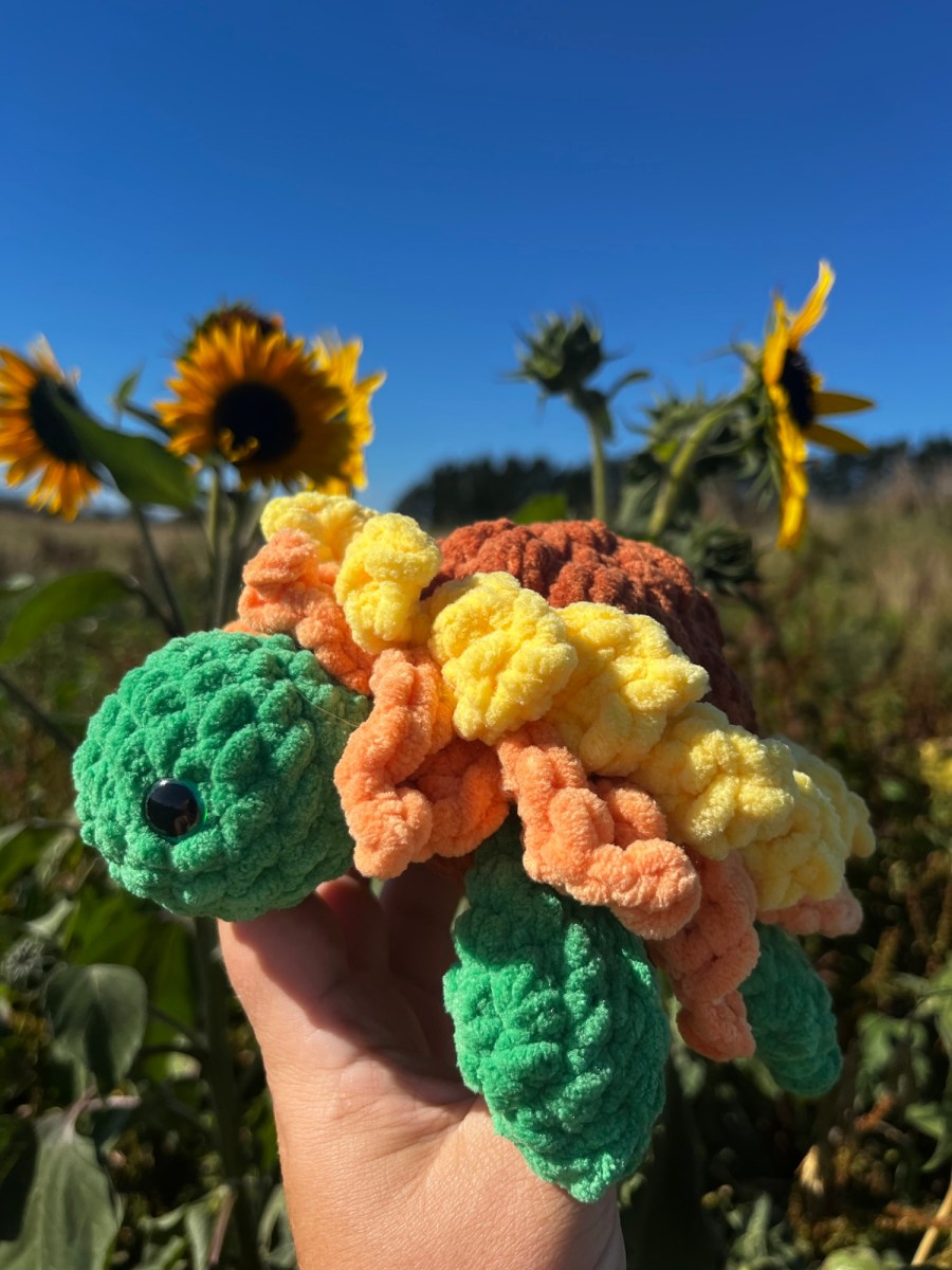 Sunflower Turtles – Free Crochet Patterns – The Knit Guru